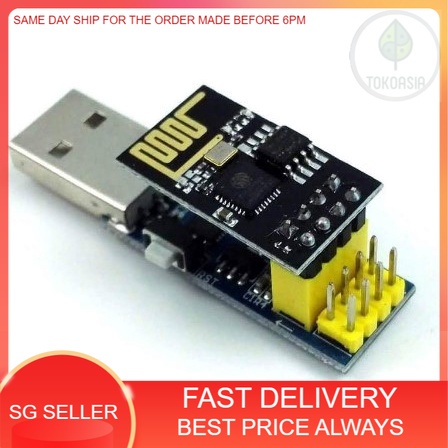 ESP01 + USB Programmer CH340 Adapter | Shopee Singapore