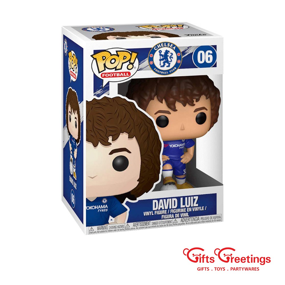 Funko POP Chelsea 06 David Luiz Foot Ball Action Figure | Shopee Singapore