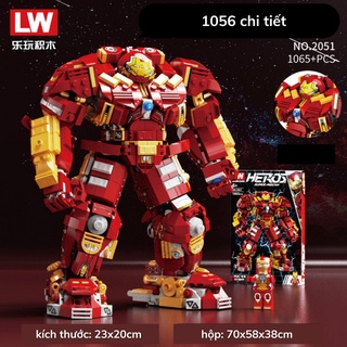 Lego robot iron man hulkbuster Large Size, Smart Model Assembled Toy ...