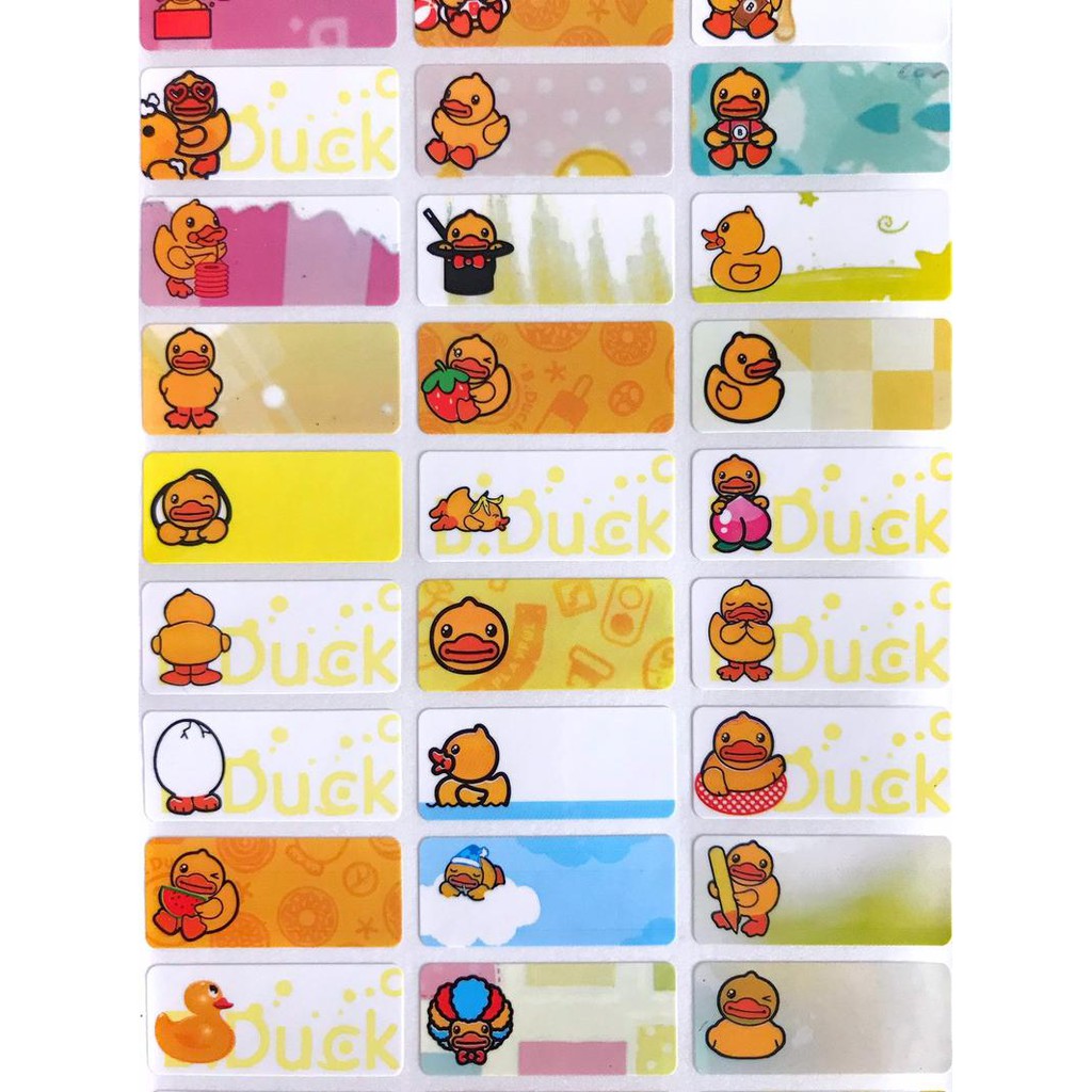 Duck School labels, Name Labels for school, name stickers, Cute, Ducks ...