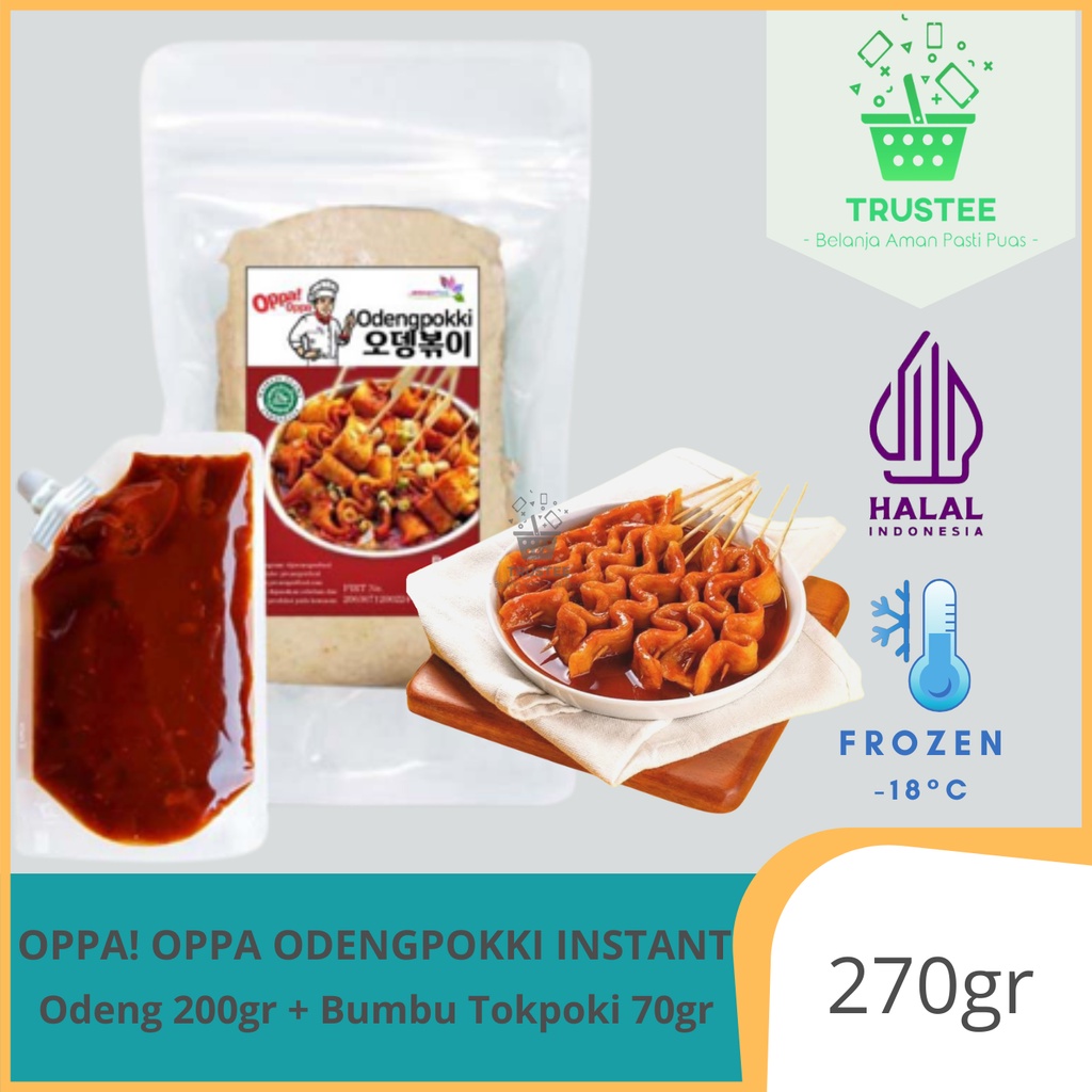 Oppa! Oppa Odengpokki - Odeng Korean Fish Cake 200gr + Tokpoki Sauce ...