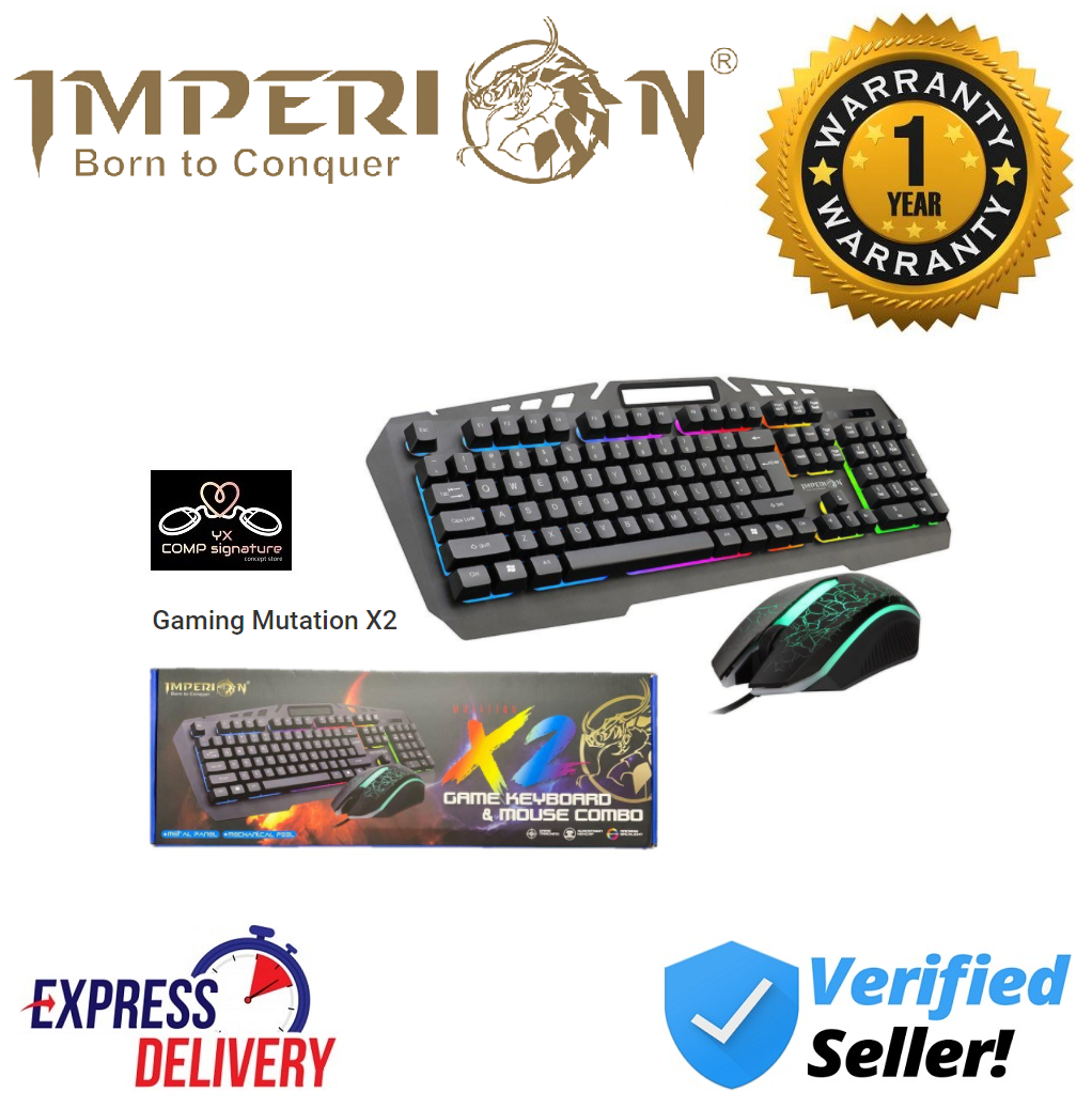 Imperion Gaming Mutation X2 Combo Gaming Keyboard Mouse | BeeCost