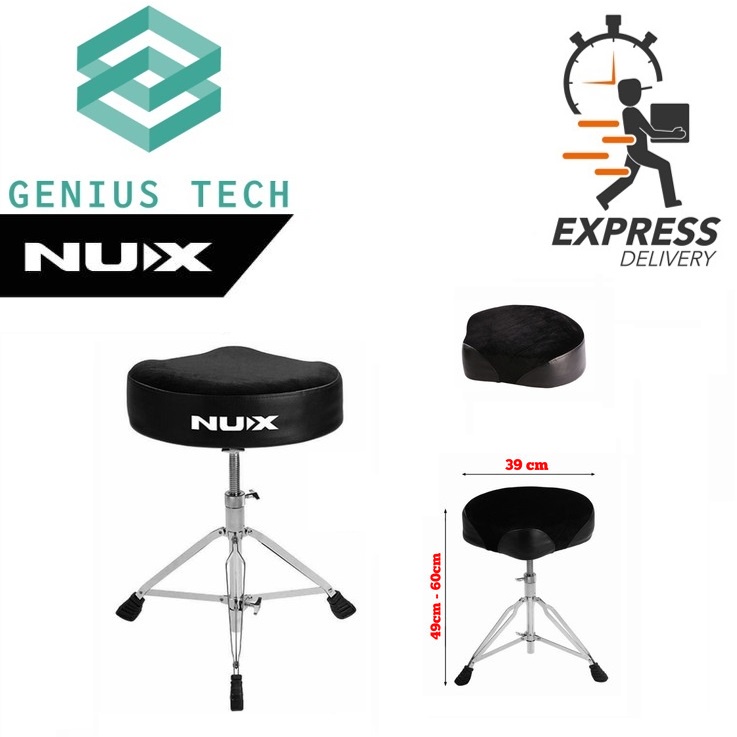[SG Seller] Nux Musical Drum Stool / Solid Drum Throne with comfortable ...