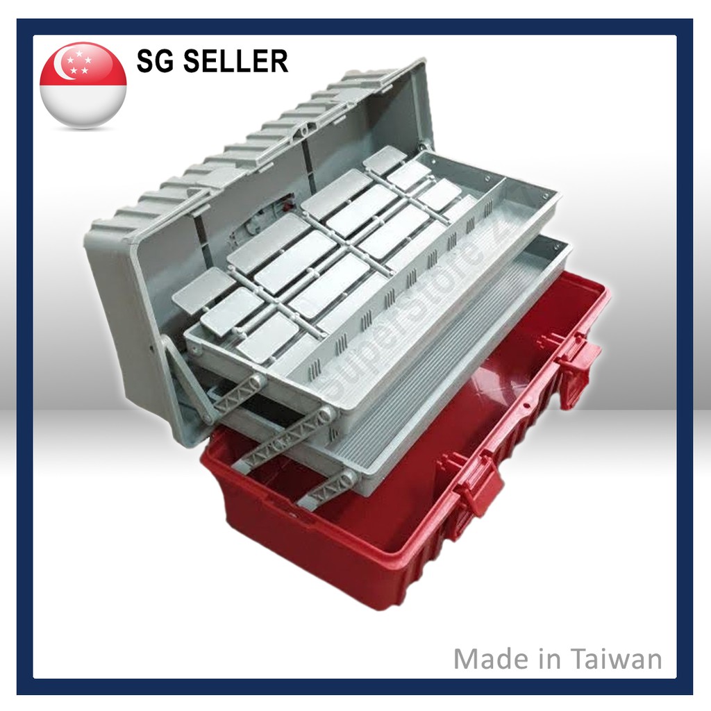 2-Layers 3-Layers Folding Tool Box Made in Taiwan | Shopee Singapore