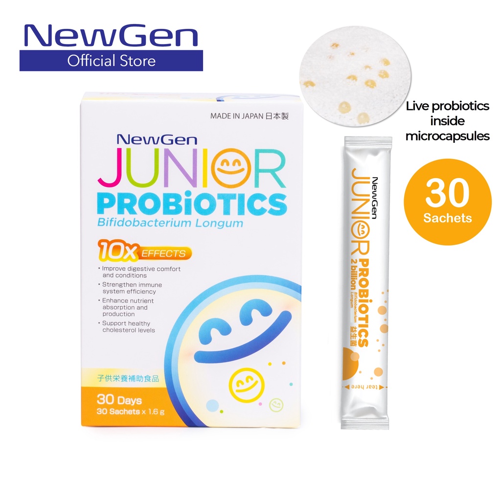 NewGen Probiotics Junior 2 Billion CFU Bifidobacterium Longum Japan 30 ...