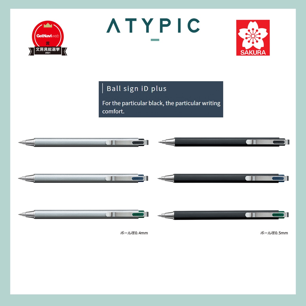 Sakura Ballsign iD Plus Pen 0.4mm/0.5mm | Shopee Singapore