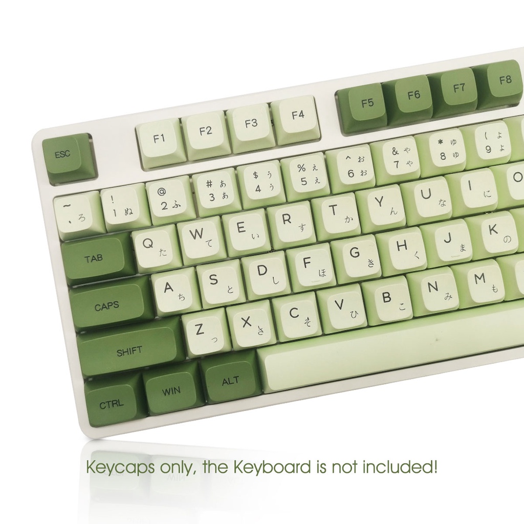 [Keycap Set] PBT 124 Keys XDA Mint Matcha Peppermint Keycaps English ...