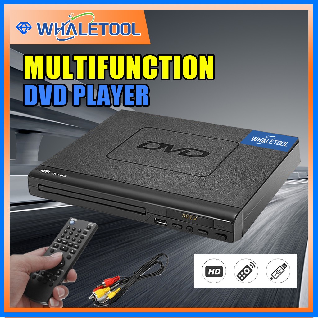 1080P DVD Player Multiple Playback 15W With Remote Controller Multi ...