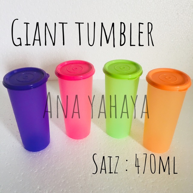 tupperware giant tumbler (4pcs) | Shopee Singapore