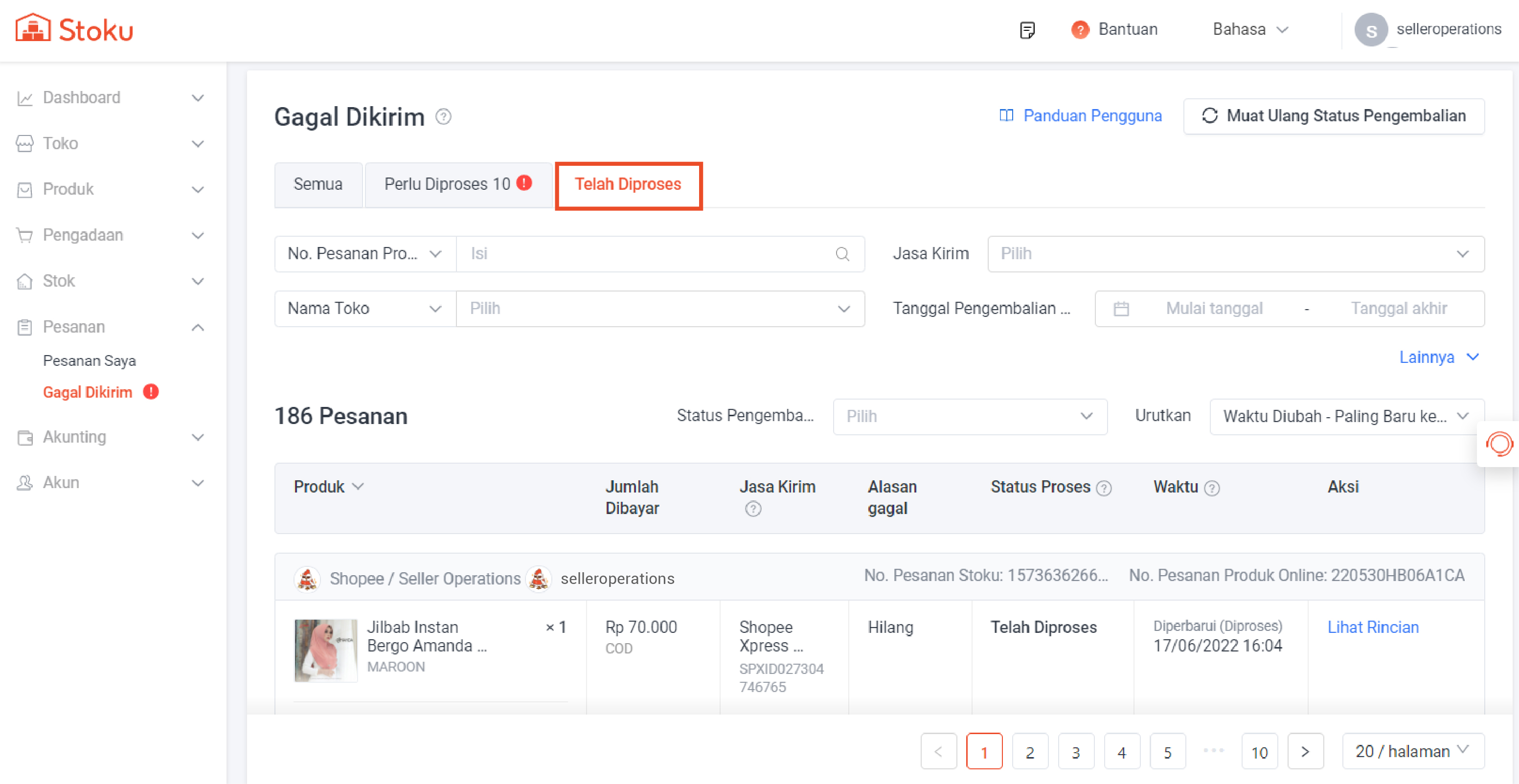 Mengelola Menu Pesanan pada Sistem Stoku | Pusat Edukasi Penjual Shopee ...