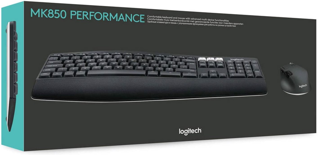 Logitech MK850 Performance Multi-Device Bluetooth Wireless Keyboard ...