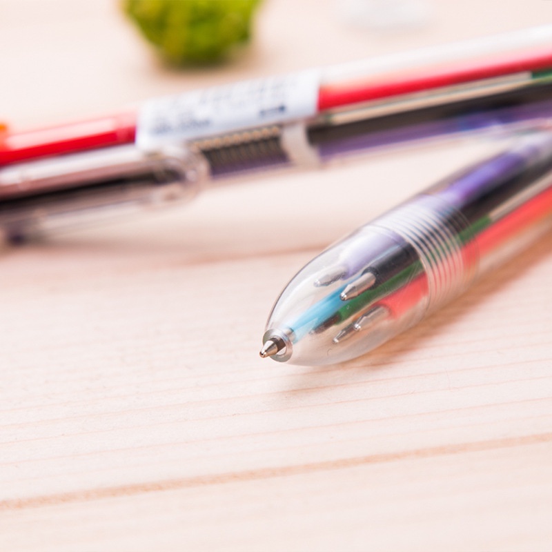 6-in-1 Multicolour Ballpoint Pen 6-Color Retractable Ballpoint Pens ...