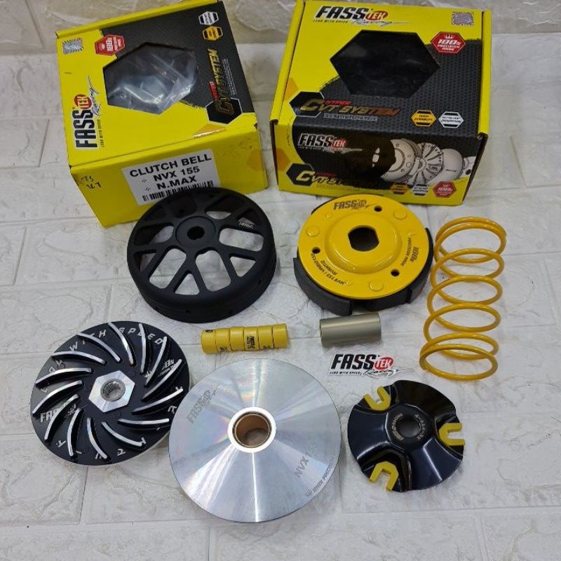 Fasstek Racing Yamaha NVX / NMAX Pully Set High Speed Pully Nmax V1 v2 ...