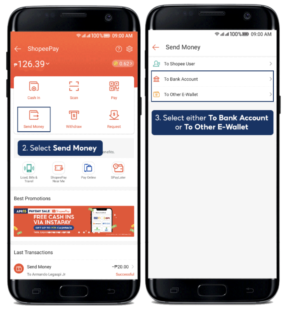 How to Send Money? | Shopee PH Seller Education Hub