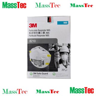 3M Particulate Respirator 8210 , N95 Mask (20pcs/box) | Shopee Singapore