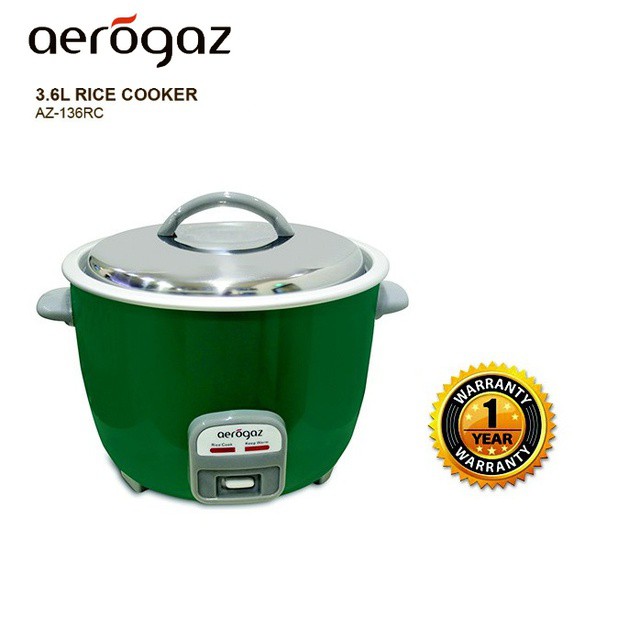 Aerogaz 3.6L Rice cooker (AZ-136RC) | Shopee Singapore