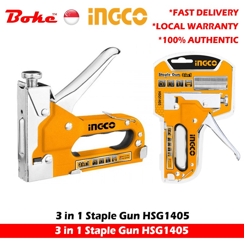 INGCO Staple Gun HSG1404 HSG1405 | Shopee Singapore