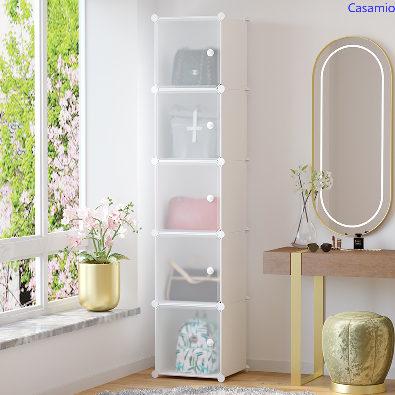 Simple storage rack multi-function locker storage rack Transparent for ...