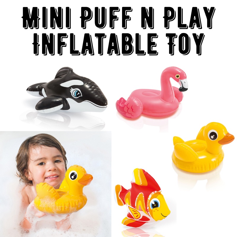 [SG Stock] INTEX Puff N Play Inflatable Pool Float Summer Swim Kid ...