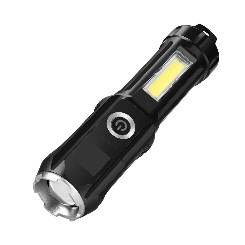 New USB Rechargeable LED Work Light Plastic Built-in 18650cob Portable ...
