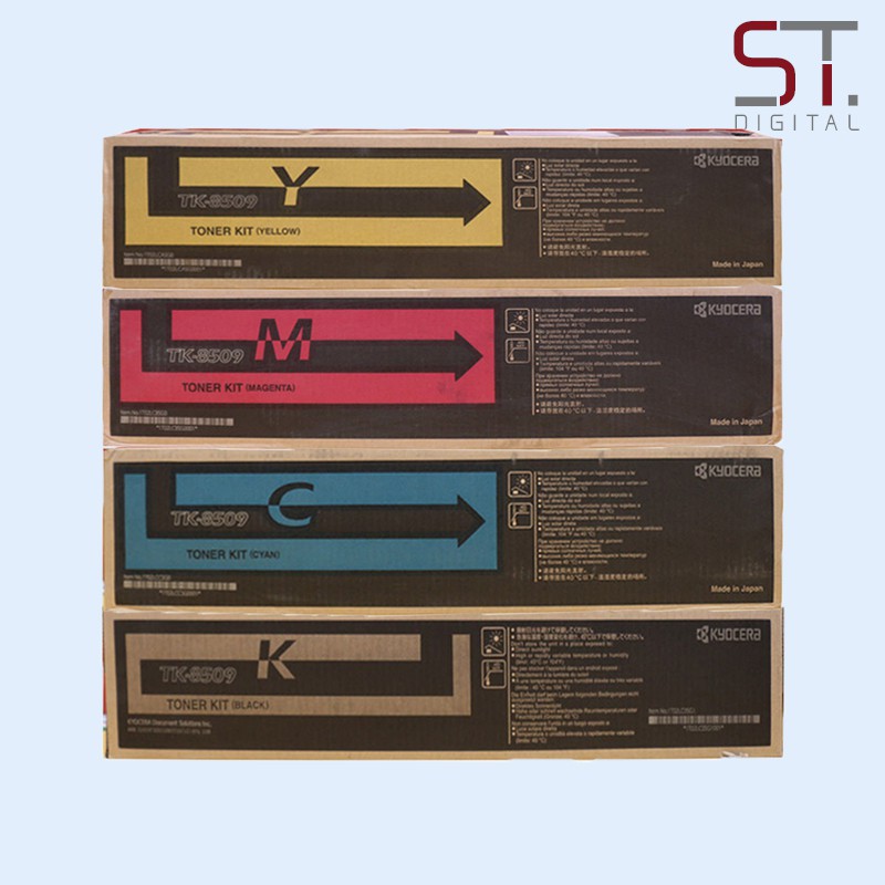 Original Kyocera TK-8509 Black Cyan Magenta Yellow Toner Cartridge for ...
