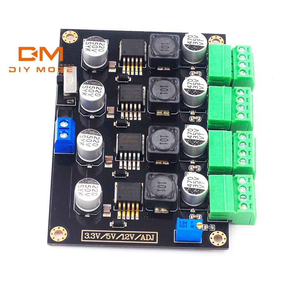 DIYMORE LM2596 multi-channel switching power supply 3.3V, 5V, 12V, or ...