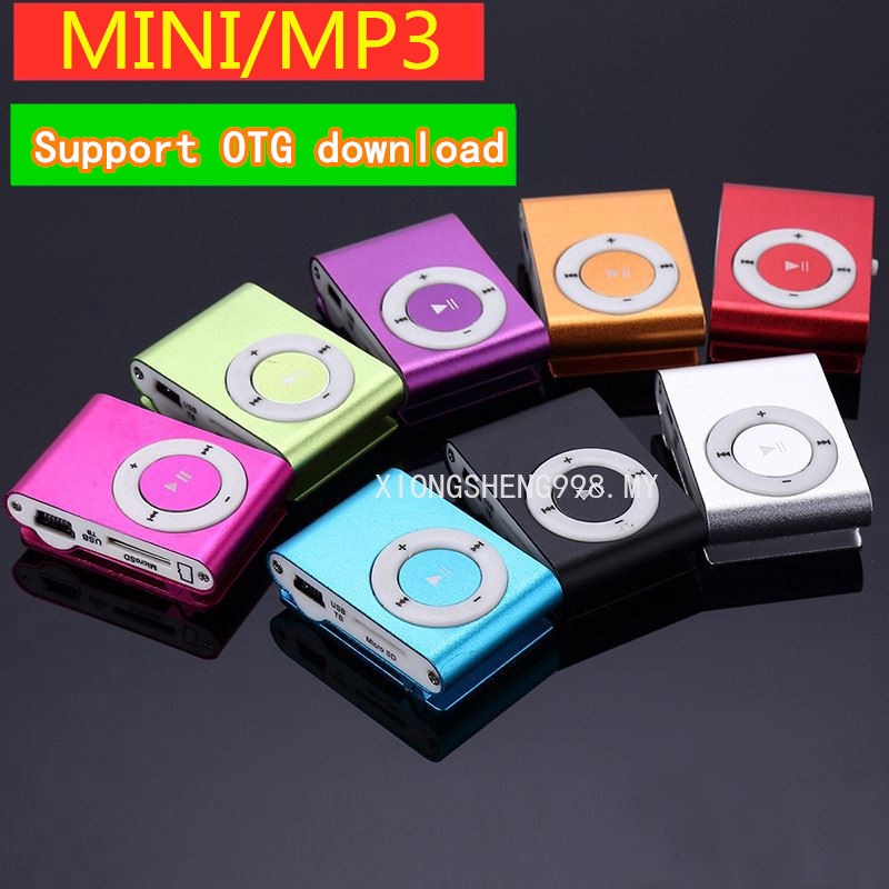 MP3 Player Clip Mini Sport Music Player With SD/TF Card Slot MP3 Music ...
