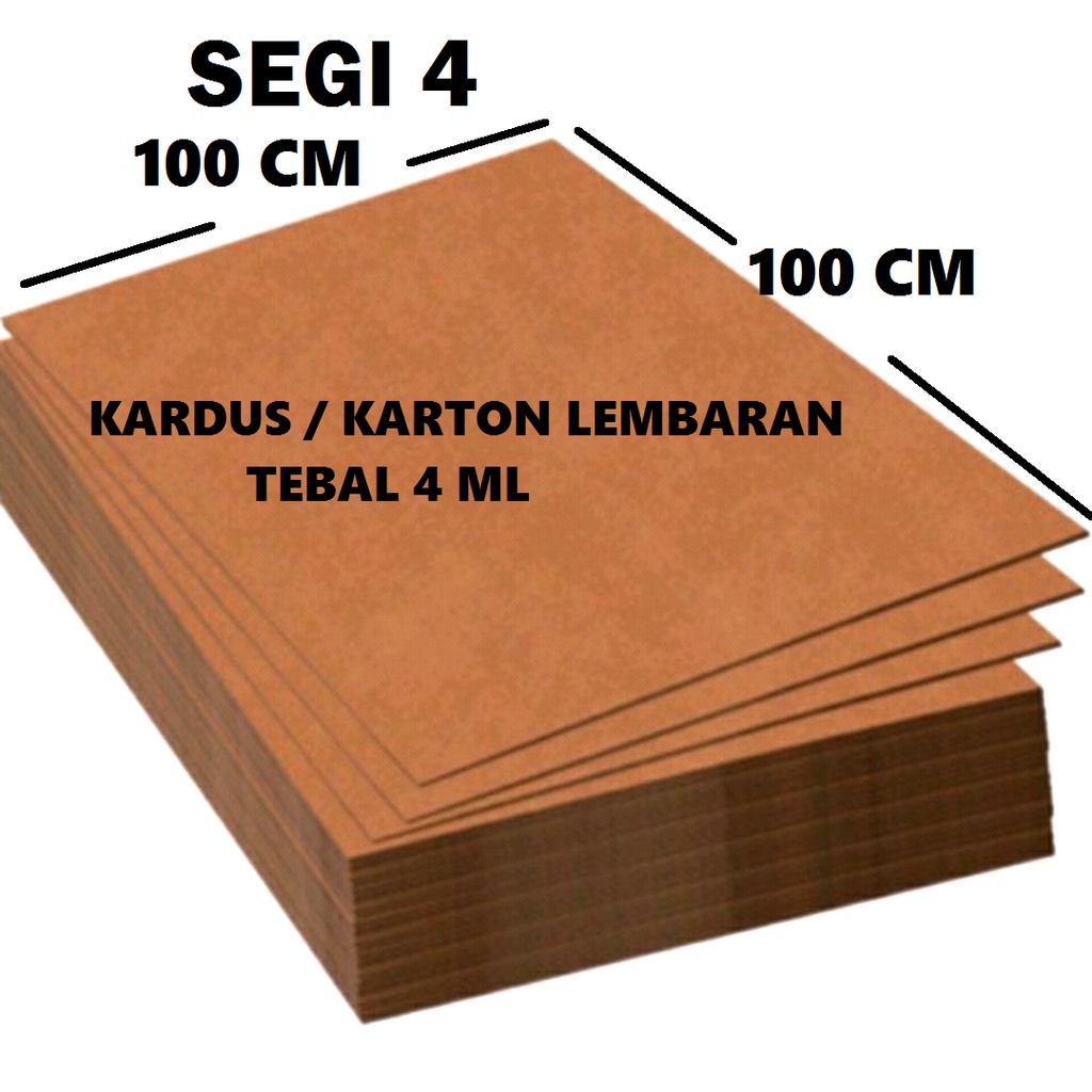 Cardboard Sheet Packing 100x100cm > Cardboard > 4-square Sheet ...
