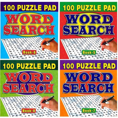 100 Puzzle Pad Word Search Book 5-8 (Wfgraham) | Shopee Singapore