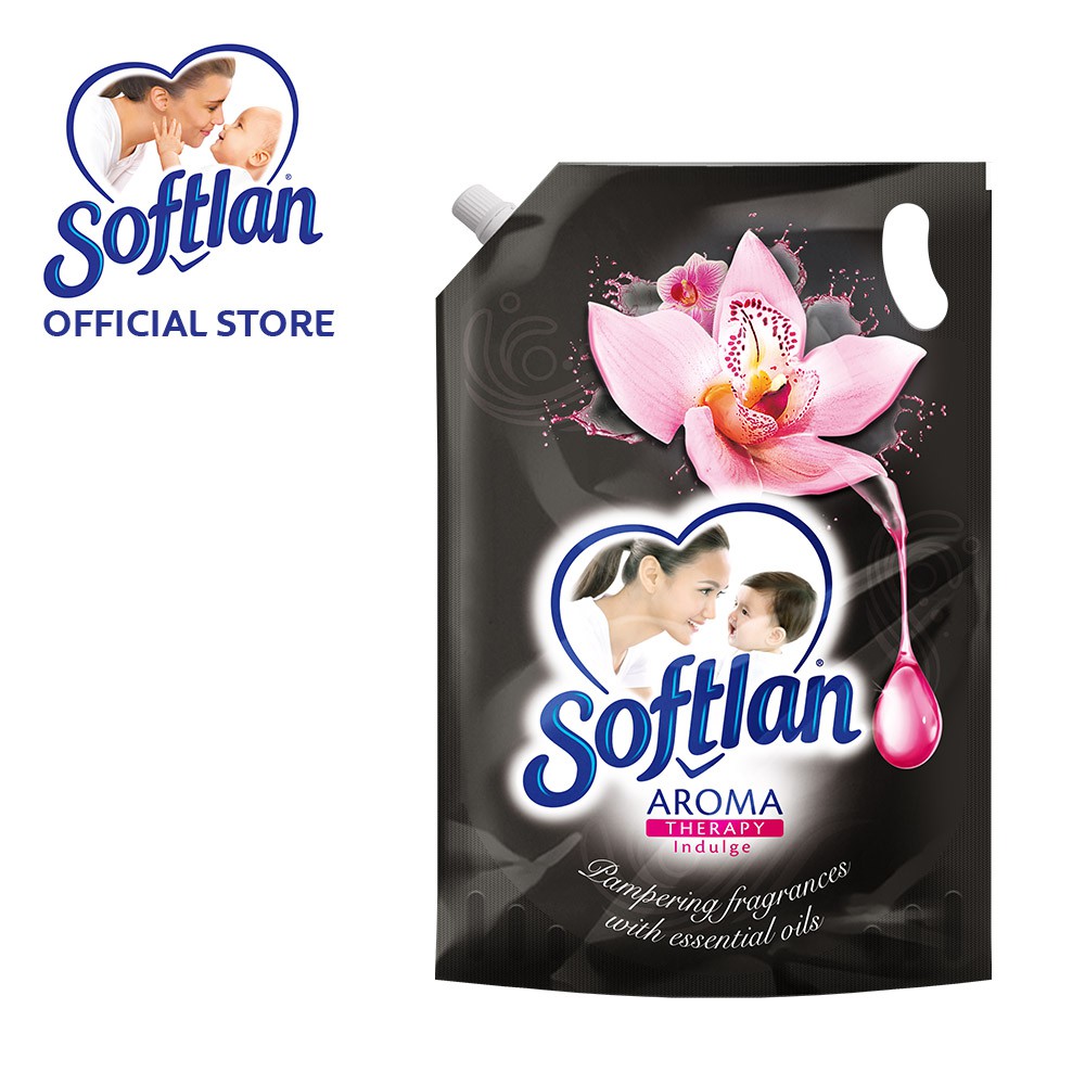 Softlan Aroma Therapy Indulge (Black) Fabric Softener 1.3L Refill ...