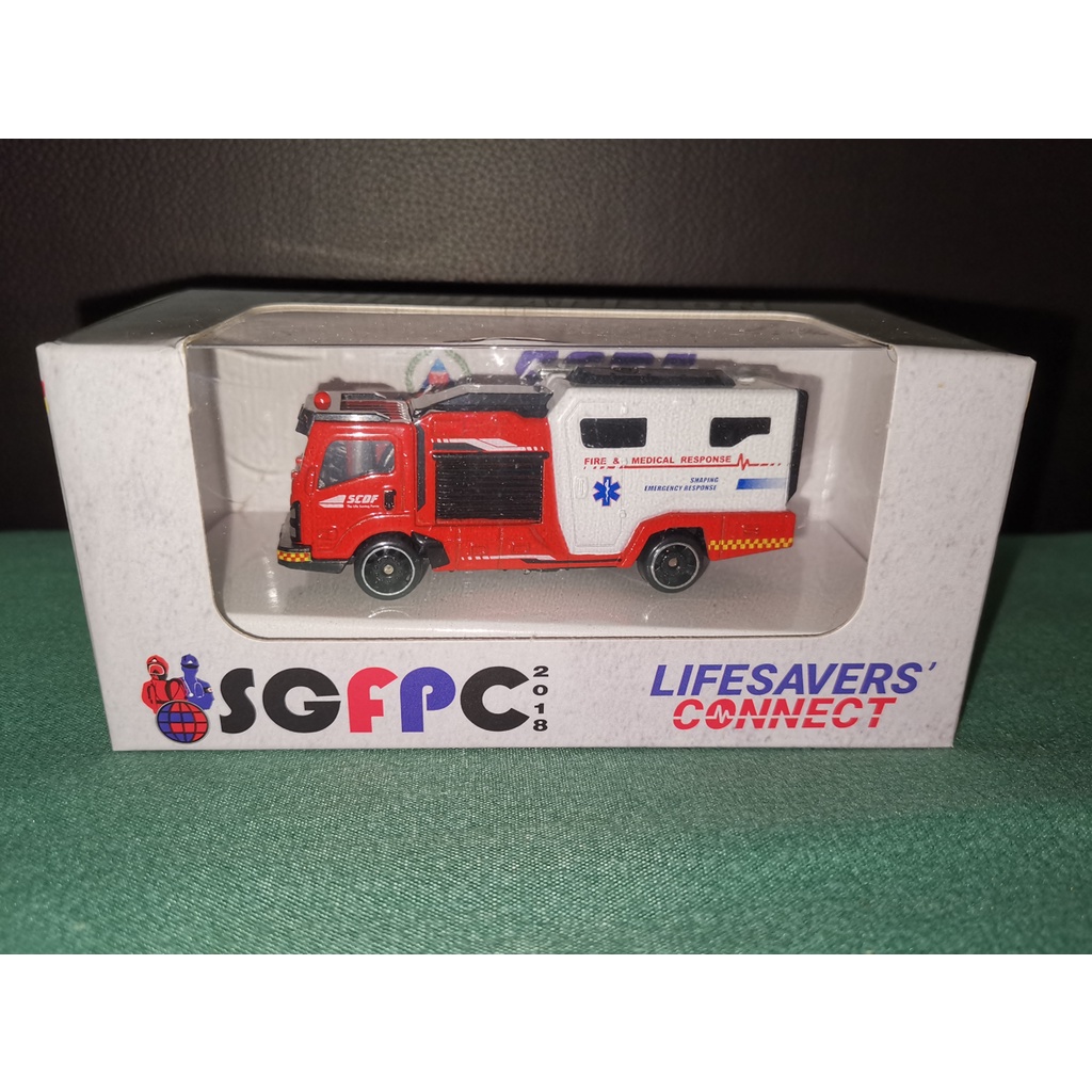 Singapore Civil Defence Force (SCDF) Fire & Medical Vehicle (FMV) Model | Shopee Singapore
