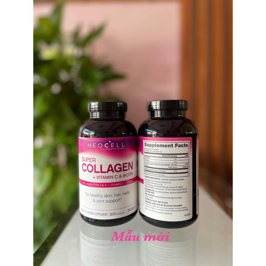 Supplements collagen neocell super collagen C botion 360 Oral ...