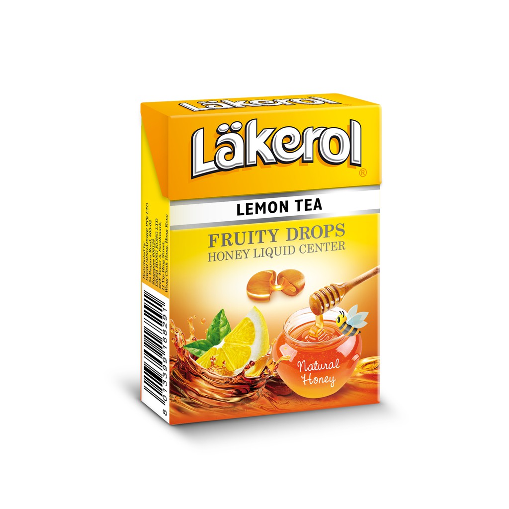 Lakerol Fruity Drops Honey Lemon Tea, 40G | Shopee Singapore
