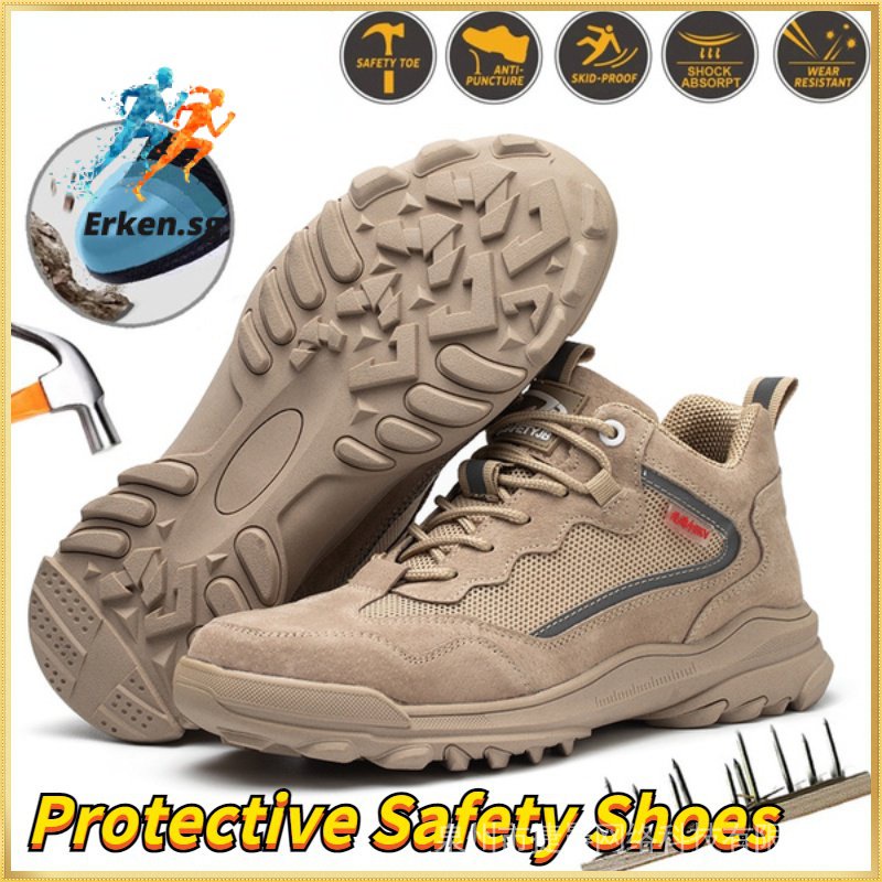 Safety Shoes Breathable Anti-smashing Anti-puncture Lightweight Safety ...