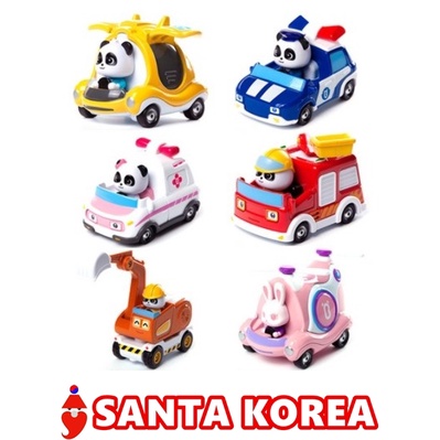 [RDY STK]☆ BABYBUS ☆Die-Casting Series KIKI Rescue Bus, KIKI Police Car ...