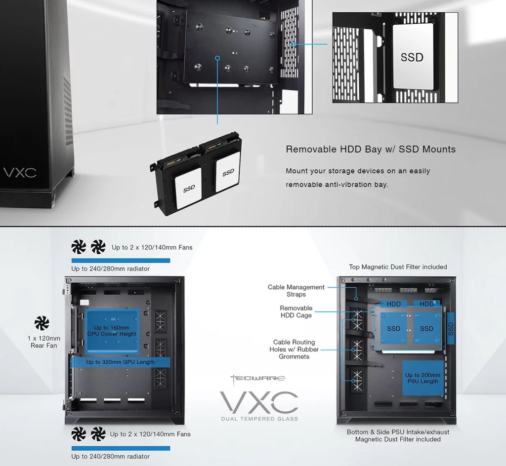 Tecware VXC Black Case (1 Year Warranty By Tech Dynamic Pte Ltd ...