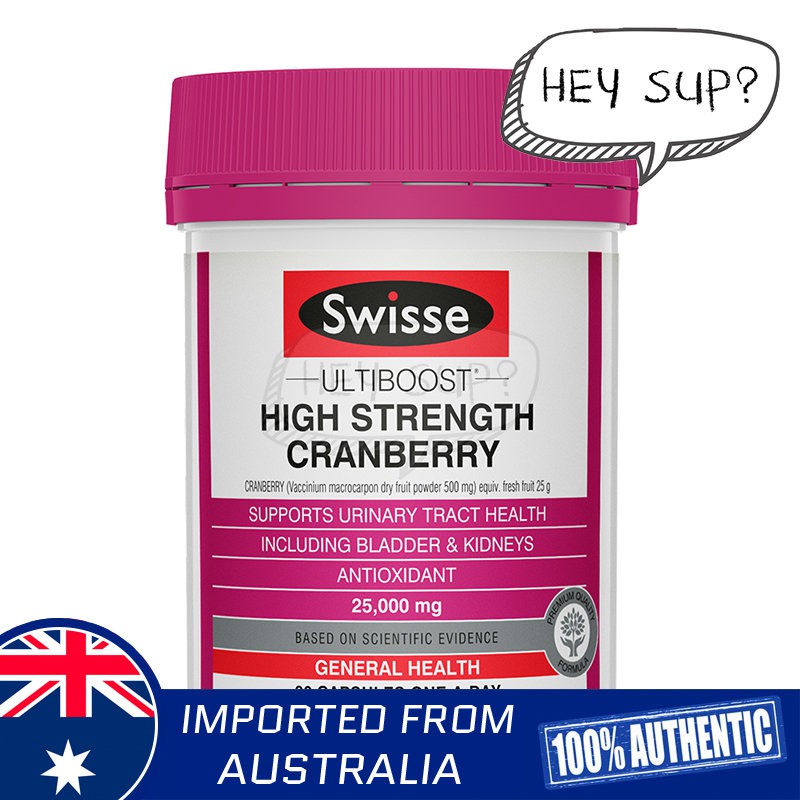 Swisse Ultiboost High Strength Cranberry 90 Capsules | Shopee Singapore