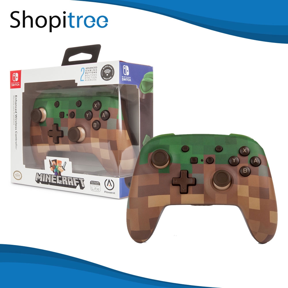 PowerA Enhanced Wireless Controller for Nintendo Switch - Minecraft ...