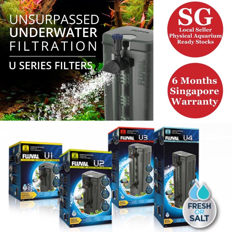 Fluval U series underwater filters offer superior water purification ...