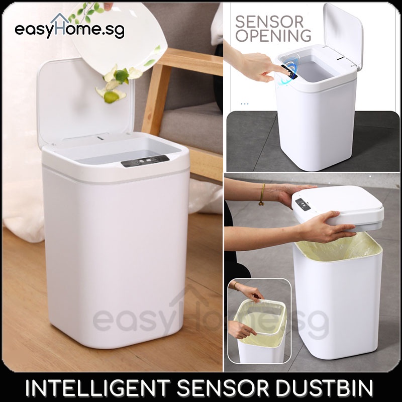 Easyhome.sg Intelligent Sensor Dustbin 15L 18L/ Auto Open Smart Rubbish ... Easyhome.sg Intelligent Sensor Dustbin 15L 18L/ Auto Open Smart Rubbish ...