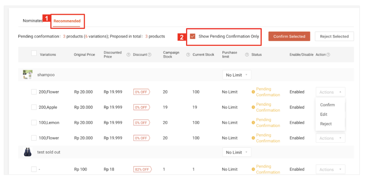 Nominating Products in My Campaigns | Shopee PH Seller Education Hub