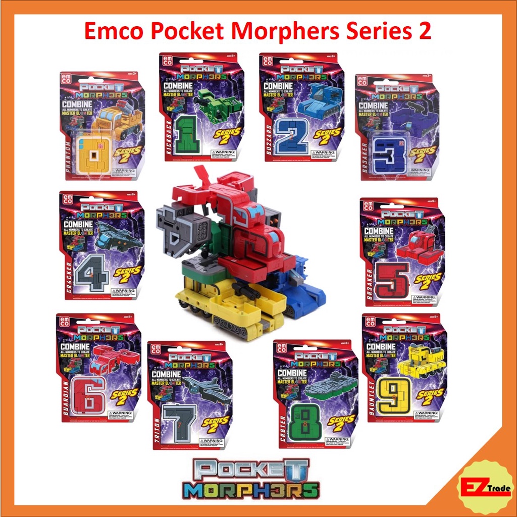 [BUNDLE OF 3/10] Emco Pocket Morphers series 2 - Combine all number to ...