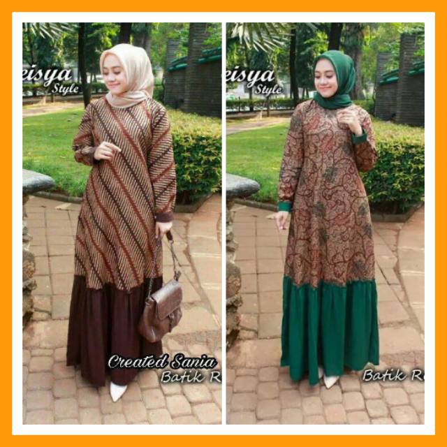 Manggar BATIK Gamis, Rice, Secar, Beautiful, Cabbage, Fan, Leaf ...