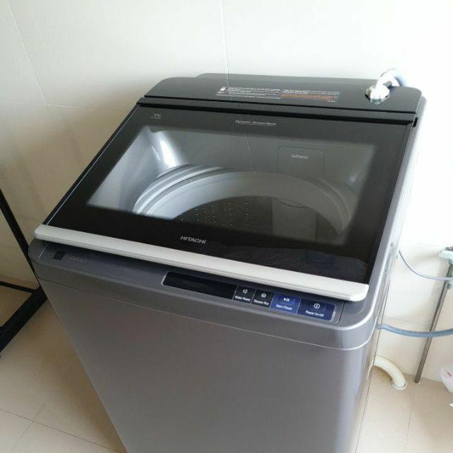 HITACHI SF-100XAV 10KG TOP LOAD WASHING MACHINE WITH GLASS DOOR ...