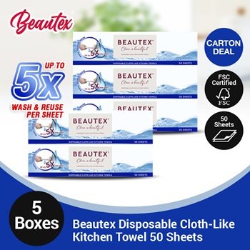 Beautex Cloth-Like Kitchen Towel Reuseable | Rewashable up to 5 times ...