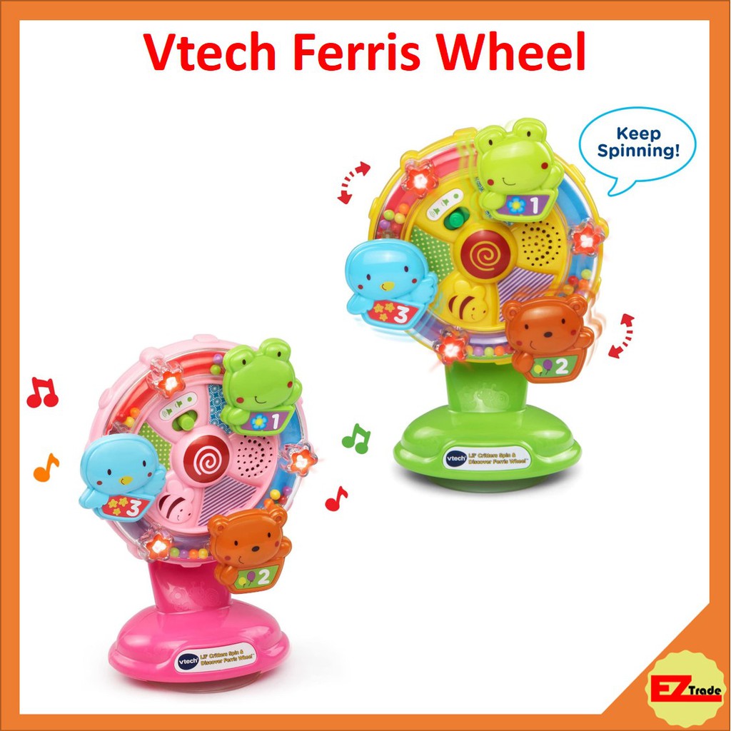 VTech Lil' Critters Spin and Discover Ferris Wheels Pink / Green ...