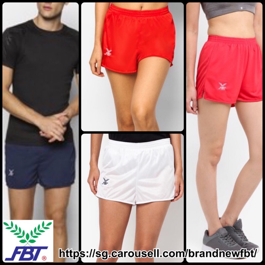 FBT shorts running sport short unisex male female exercise bottom ...