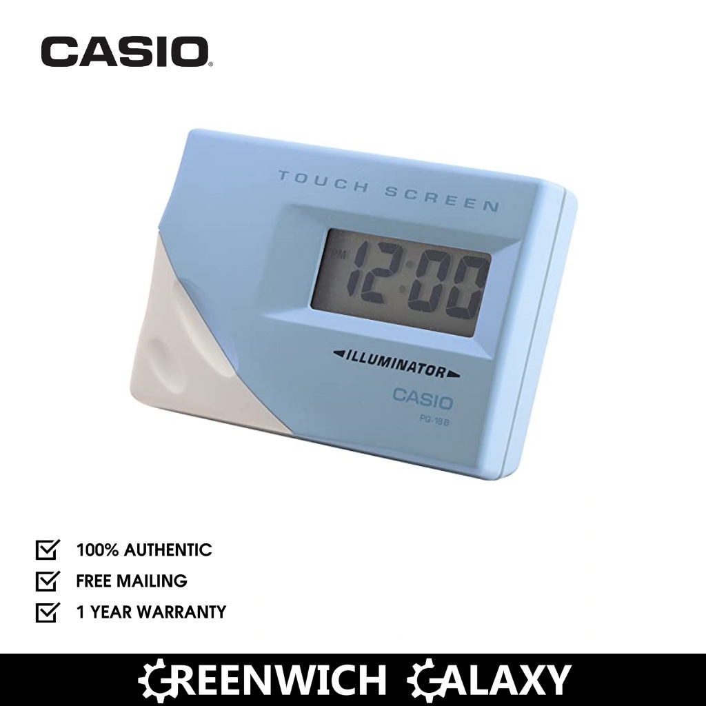 Casio Touch Screen Digital Clock (PQ-18B-2E) | Shopee Singapore