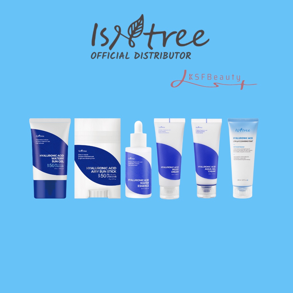 Isntree Hyaluronic Acid Skincare Line Watery (Sun Gel/ Sun Stick/ Aqua ...