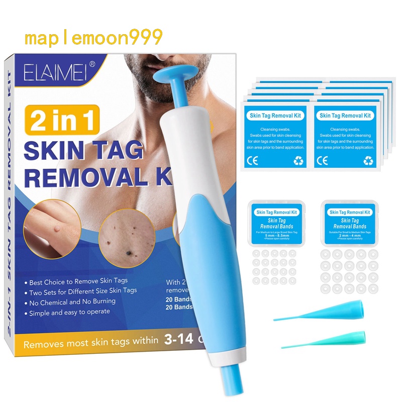 Dual Head Skin Tag Removal Pen Set Automatic Skin Tag Remover Kit Skin ...